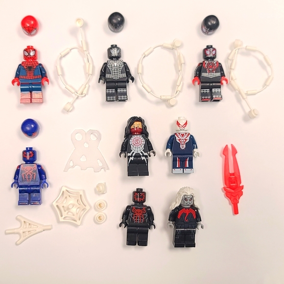 Unbranded | Toys | Lot Of 8 Lego Compatible Spiderman Spiderverse ...